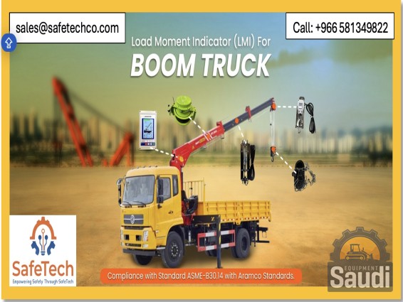 Aramco-Approved Boom Truck Load Moment Indicator (LMI) In Riyadh Saudi